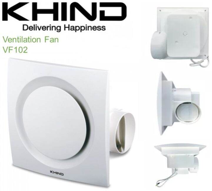 Khind Ventilation Fan VF102 Ceiling Exhaust Fan | Lazada