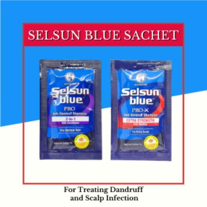 Selsun Blue Anti-Dandruff Shampoo 6 ml Sachet | Lazada PH