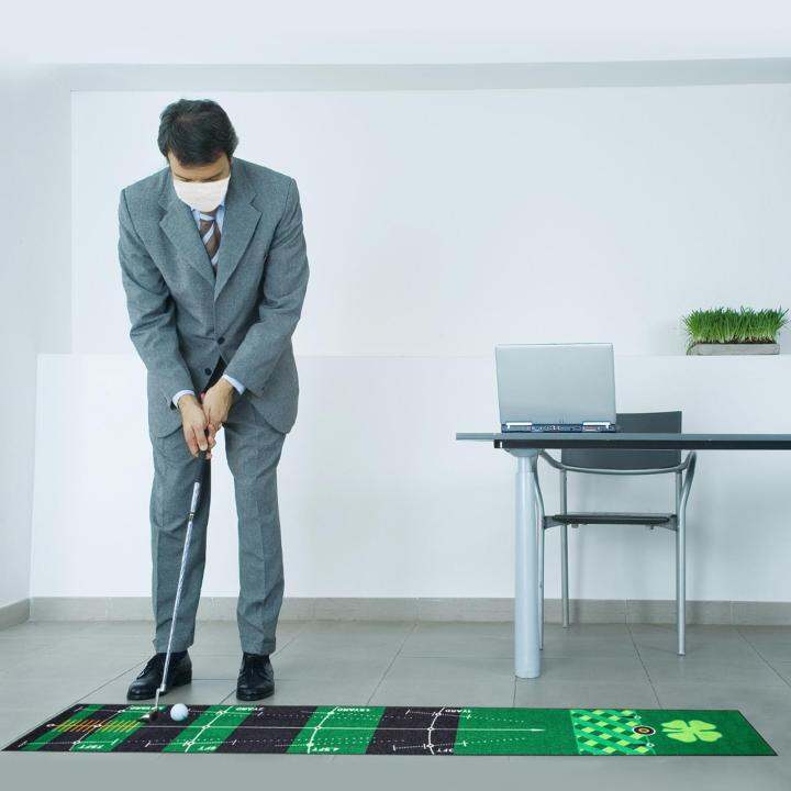 BolehDeals Golf Putting Mat Swing Detection Training Equipment Indoor ...