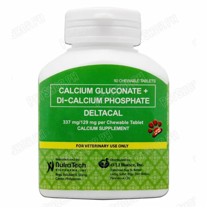 (Original) Deltacal Calcium Supplement 50 Chewable Tablets not Kawu ...