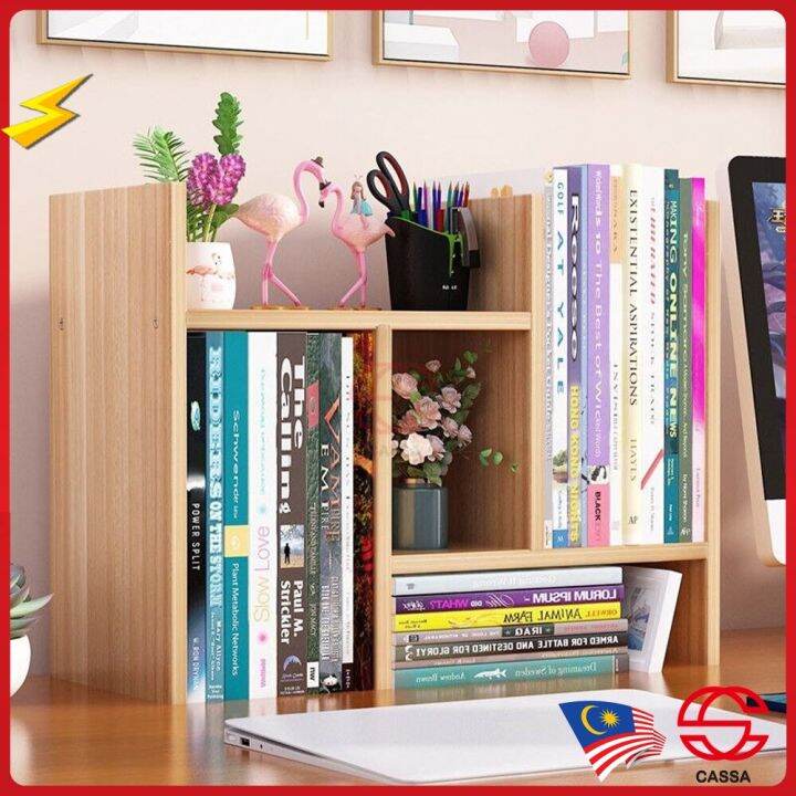 Cassa Book Rack Organizer Book Shelf Portable Office Study Table ...