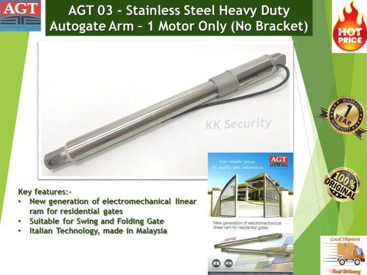 Autogate AGT 03 Brand Stainless Steel Heavy Duty Arm Motor For Swing ...