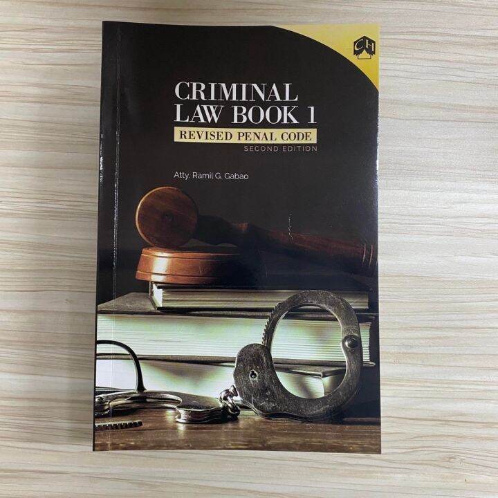 Durable Criminal Law Book 1 Revised Penal Code 2nd Ed [2023] Lazada Ph