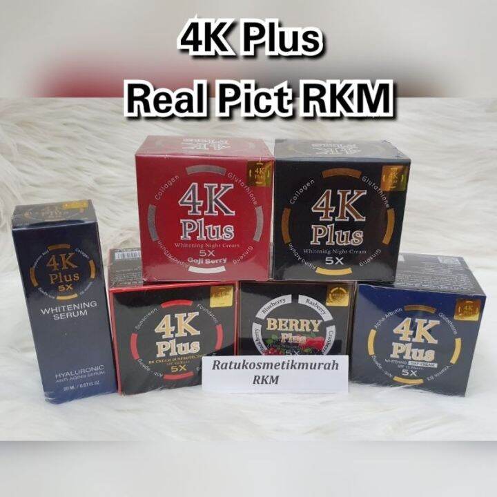 4K PLUS WHITENING NIGHT CREAM | 4K PLUS BB CREAM ( COLLAGEN ...