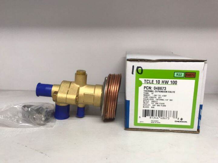 EMERSON THERMAL EXPANSION VALVE TCLE 10 HW 100 (R22 / R407C) | Lazada