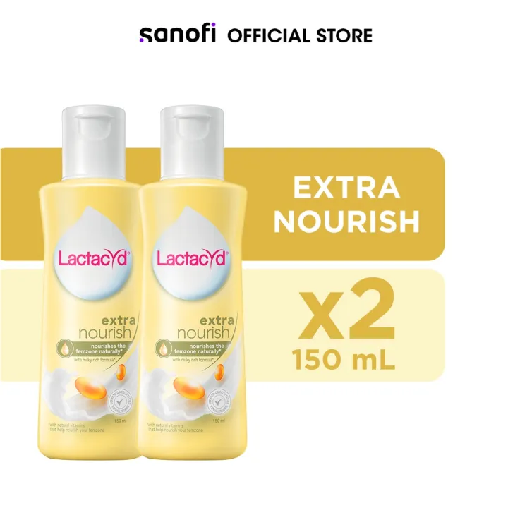 Ready Stock】 Lactacyd Feminine Wash Extra Nourish 150ml (Bundle of 2) | Lazada PH