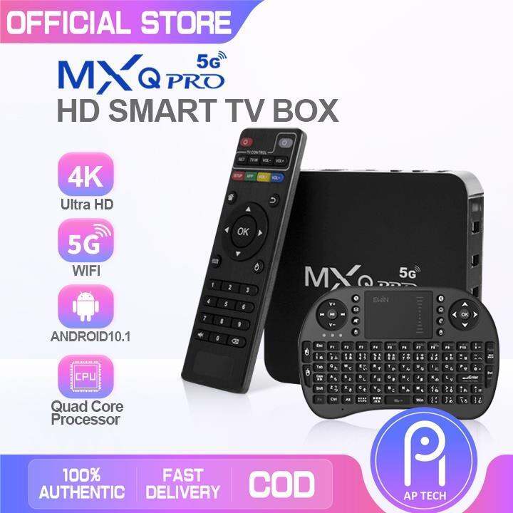 MXQ 5G 4K 8 128G Android Ultra HD TV Box I8 Mini Keyboard Color Touch Screen 2.4GHz TV Box TV ...