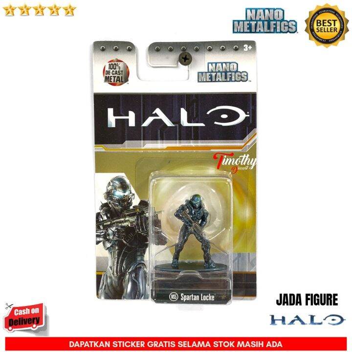 Nano Metalfigs Jada Figure Halo Spartan Locke Timothy Diecast | Lazada ...