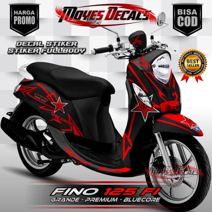 ⭐⭐⭐⭐⭐ BISA COD & TERSEDIA. Decal Fino 125 / Fino Sporty Full Body ...