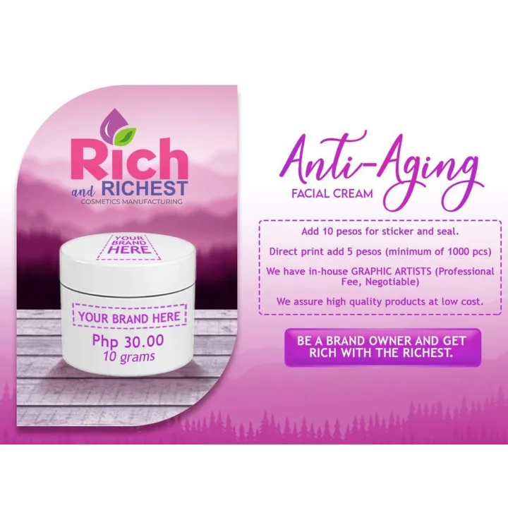 Rich and Richest Anti-aging Facial Cream | Lazada PH