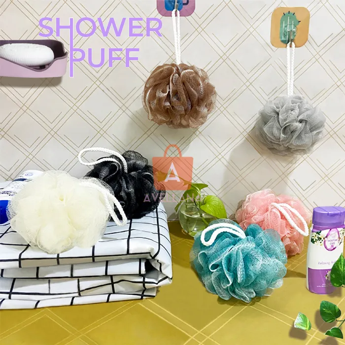 Spons Mandi Busa Mandi 1 Warna Sponge Mandi / 1 COLOR SHOWER PUFF ...