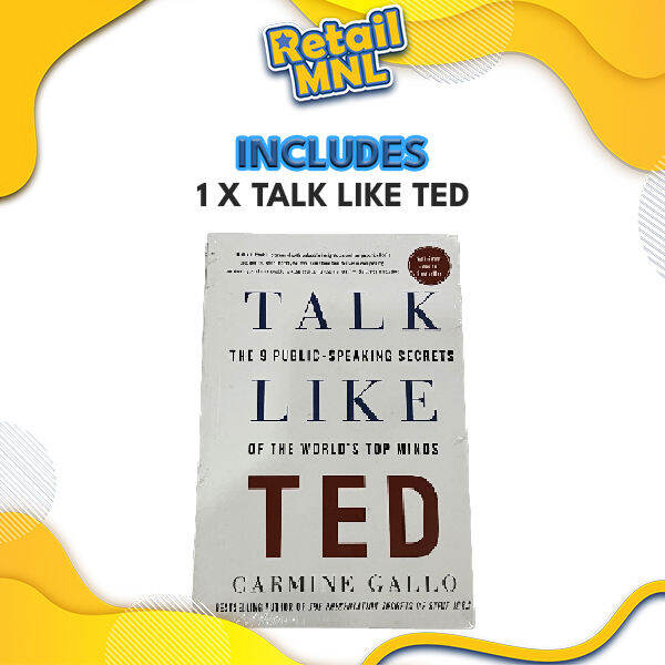 Retailmnl Talk Like TED: The 9 Public-Speaking Secrets of the World's ...