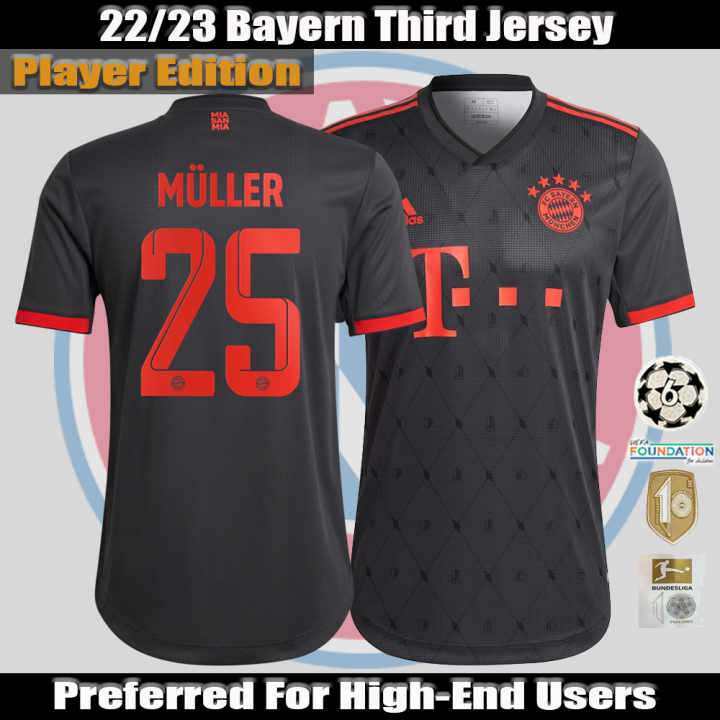 Bayern Munich Jersey 3rd Third 22/23 Player Version Men Football Shirt ...