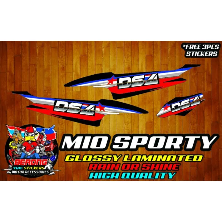 sticker decals motorcycle Mio Sporty Daeng Sai 4 Decals | Lazada PH