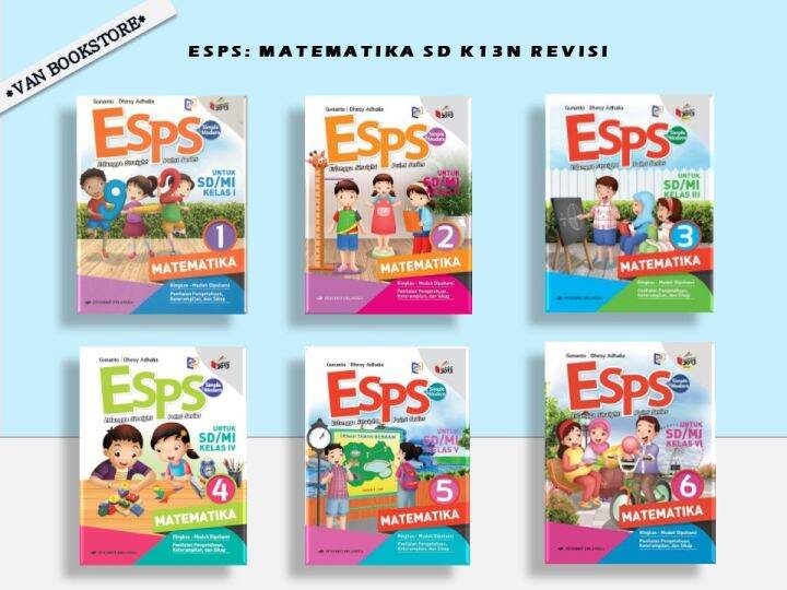 Esps Matematika SD Kelas 1 2 3 4 5 6 - K13N Revisi | Lazada Indonesia