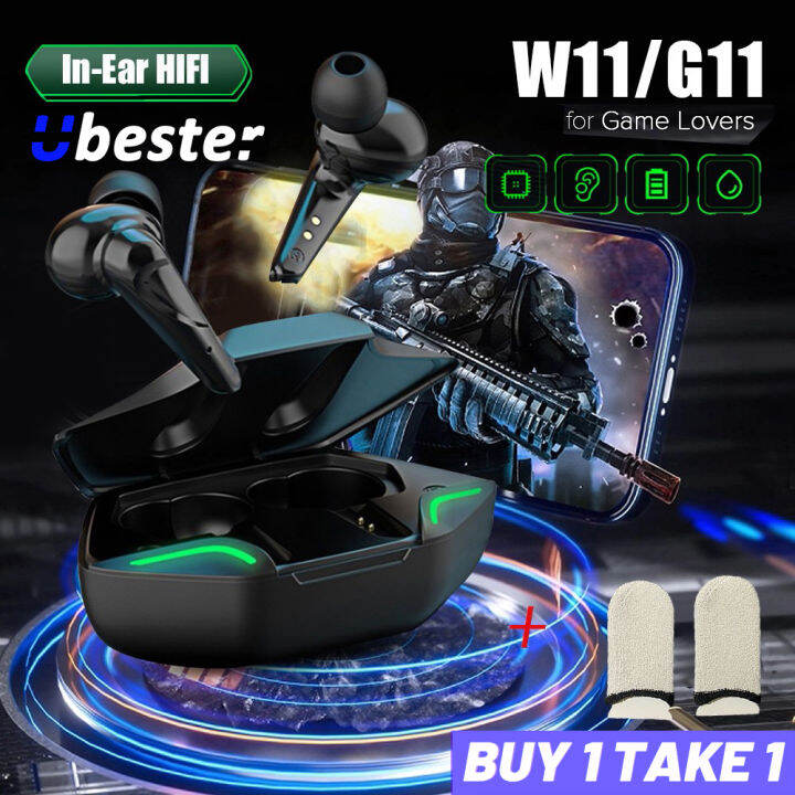[Buy 1 Take 1] G11 Gaming Earphones TWS Bluetooth 5.0 Wireless sports ...