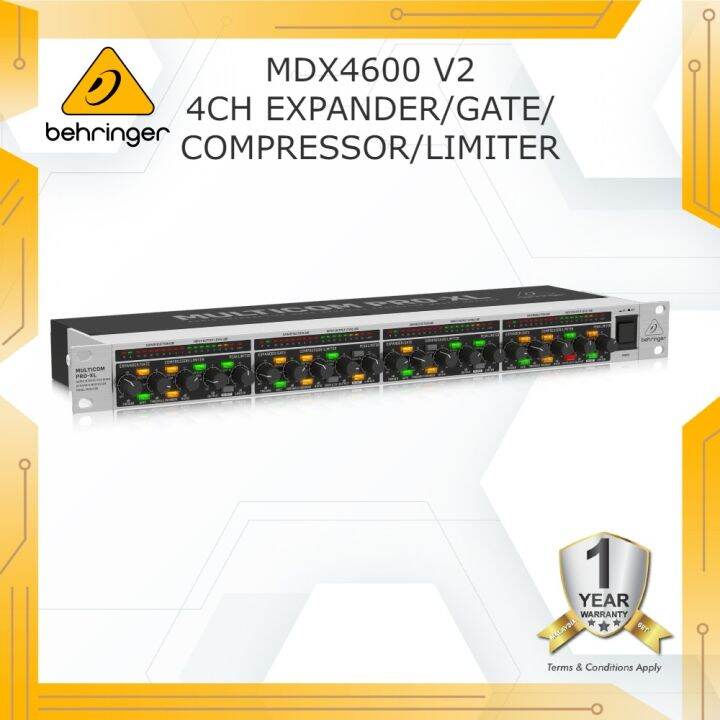 [100% AUTHENTIC] BEHRINGER MULTICOM PRO-XL MDX4600 V2 Reference-Class 4 ...