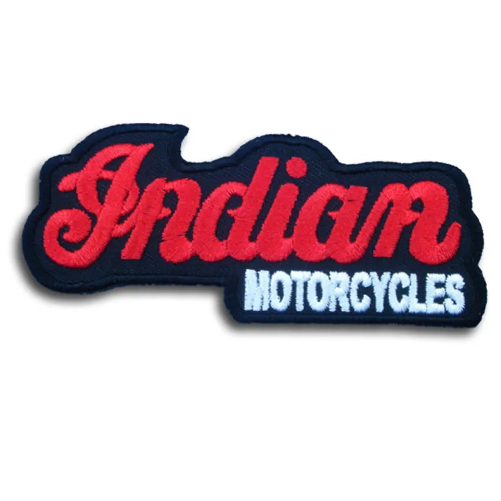 ตัวรีดติดเสื้อ อาร์มติดเสื้อ โลโก้ ตรา ยี่ห้อ อินเดี่ยน มอเตอร์ไซค์ Indian Motorcycle Patch ...