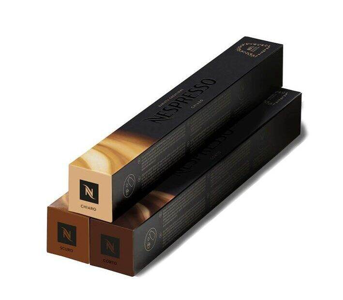 Nespresso Barista Creations Original Combo (Corto/Scuro/Chiaro) Ground ...