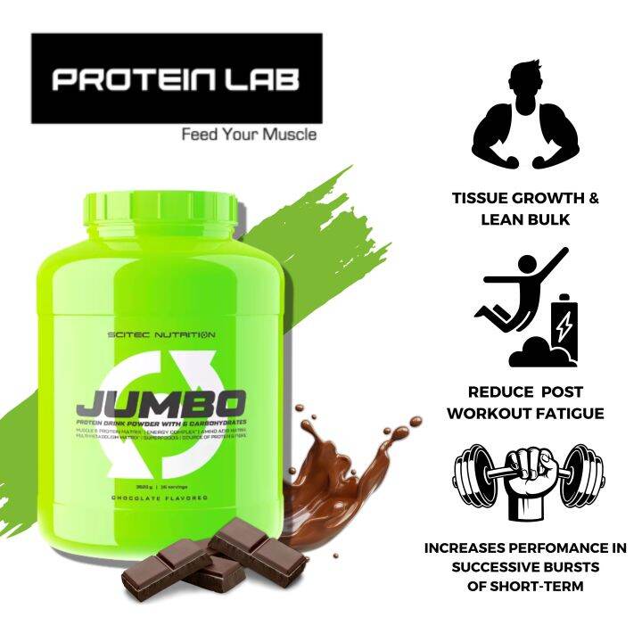 Scitec Nutrition JUMBO CHOCOLATE FLAVOUR (3520MG) | Lazada