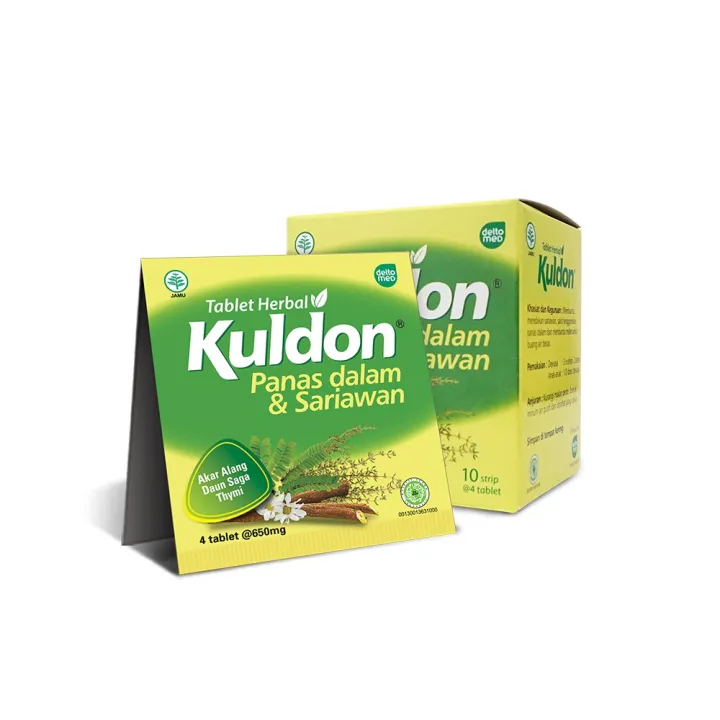 Kuldon Box Stickpack Obat mengatasi Sariawan dan panas dalam ...