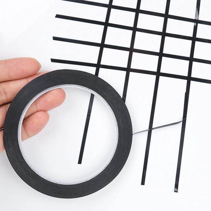 Black 3mm Self Adhesive Whiteboard Grid Gridding Marking Tape | Lazada ...