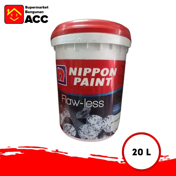 Nippon Flawless Cat Tembok Interior Tinting Warna Muda 20 liter ...