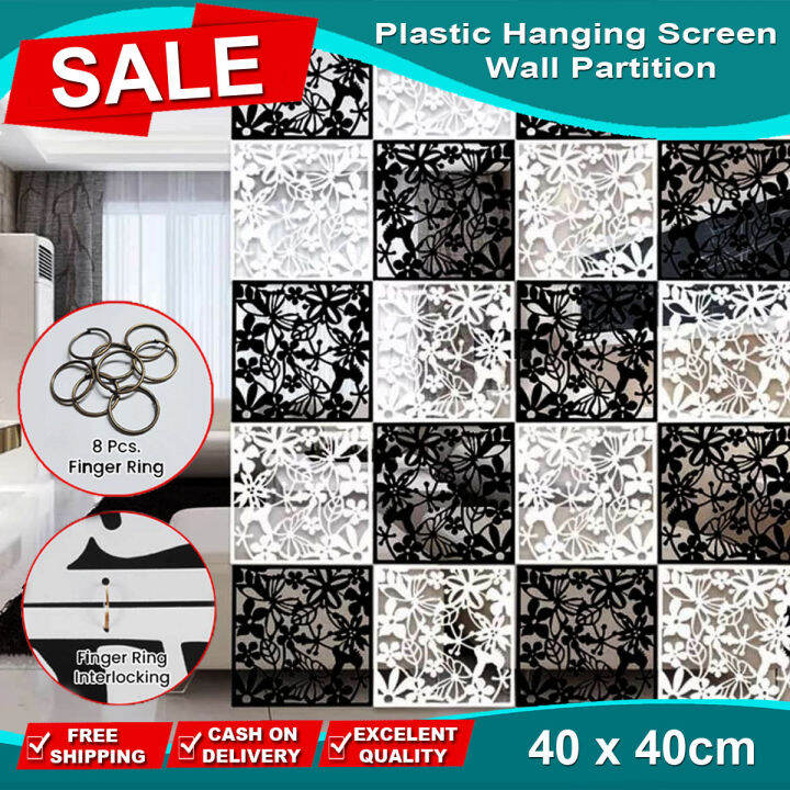 Harper's Collections - 1 Pc. Plastic Hanging Screen Wall Partition ...