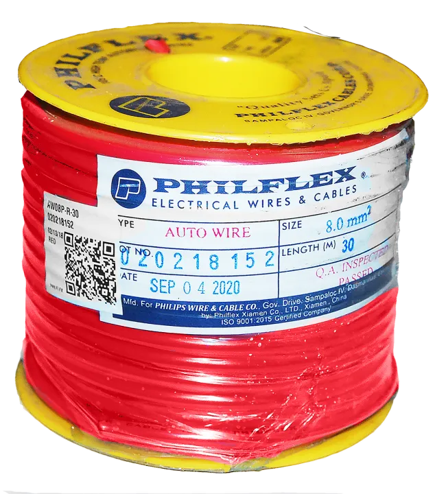 Solar wire cable DC Automotive Wire AWG #8 per roll Philflex | Lazada PH