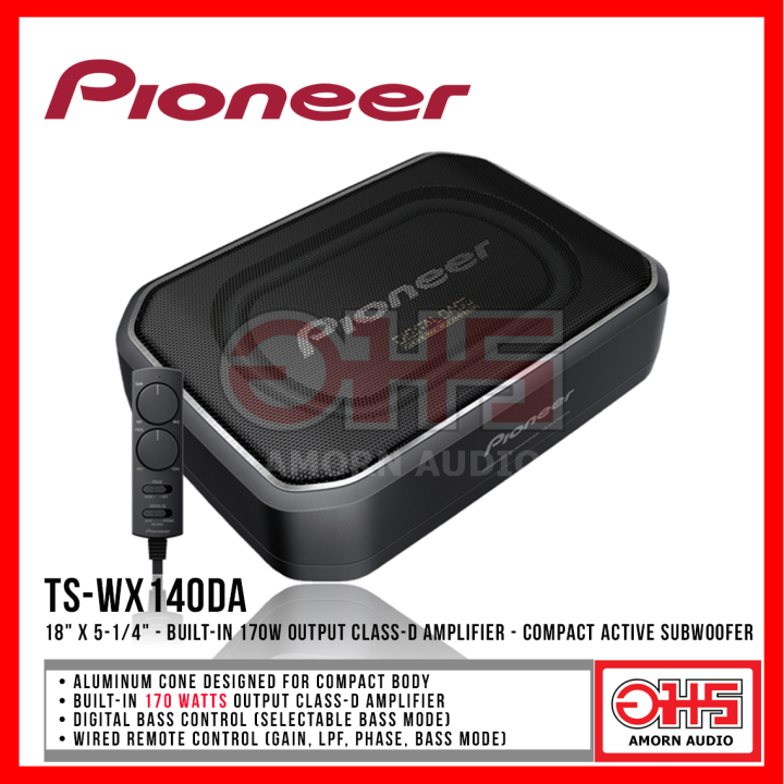 PIONEER TS-WX130DA / TS-WX140DA (Pre-Order) เครื่องเสียงรถ ตู้ลำโพงซับ ...