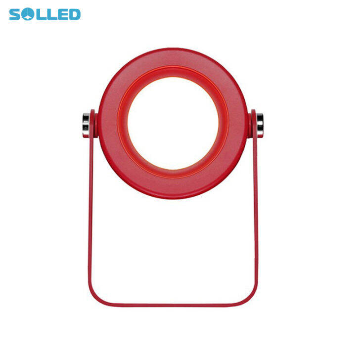 SOLLED Led โคมไฟตั้งโต๊ะแบบพับได้360องศาปรับ Usb ชาร์จตาโคมไฟป้องกันโคม ...