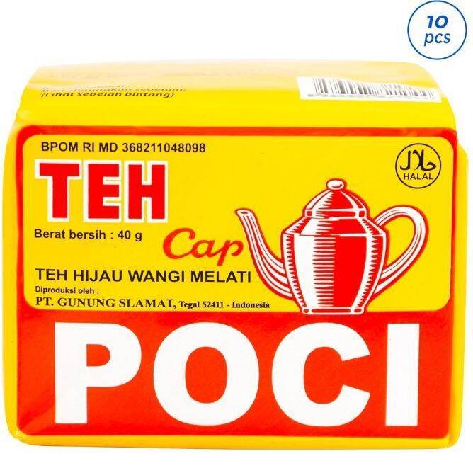 10Pcs Teh Poci Kuning Superior 40Gr | Teh Poci Superior | Teh Poci ...