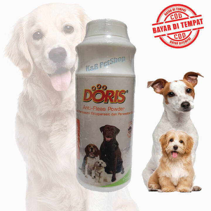 Doris Bedak Anjing Anti Kutu Kucing Caplax Anjing Jamur Kudis Doris Dog ...