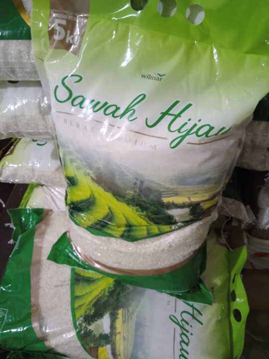 Beras Premium Sawah Hijau Halal 5KG | Lazada Indonesia