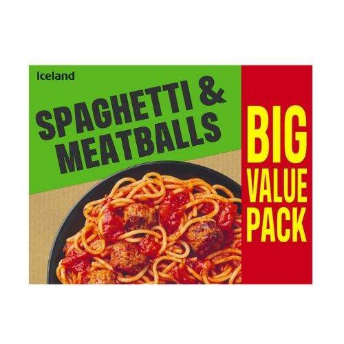 Iceland Spaghetti & Meatballs 119g (Frozen shipping) จัดส่งด้วยรถแช่ ...