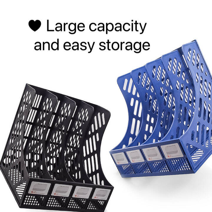 Office File Holder 3&4 Desktop Storage School Office Supplies Desk File ...