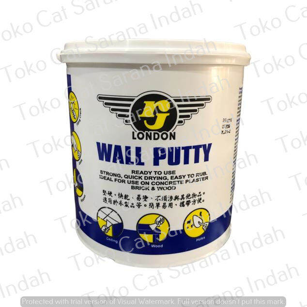 Plamir Dempul Tembok RJ London 25KG plamir tembok dempul wall dempul rj ...