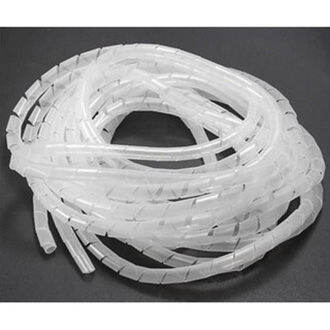 Flexible Spiral Tube Cable Wire Wrap White | Lazada