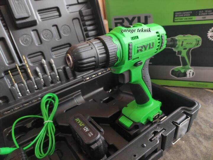 Bor cordless Ryu RCD 12V - Bor baterai ryu - murah | Lazada Indonesia