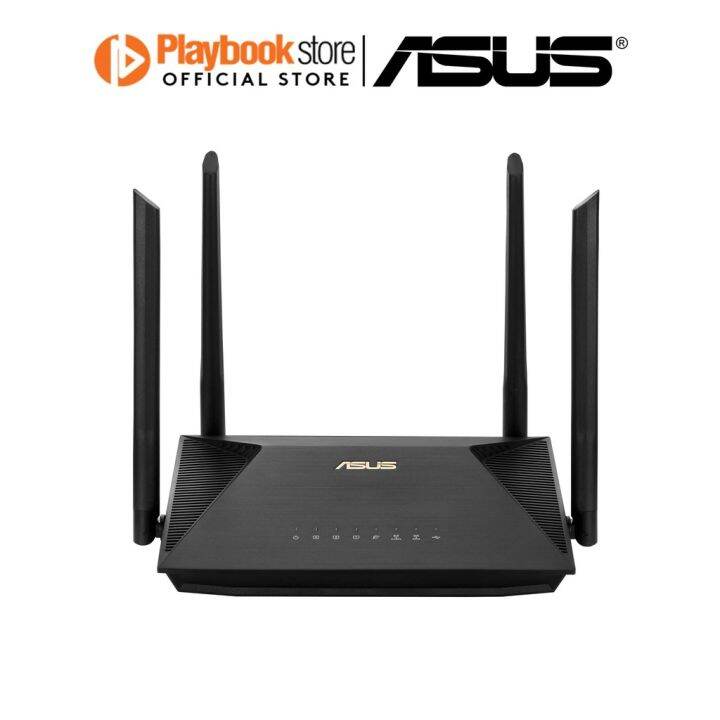 Asus RT-AX53U AX1800 Dual Band WiFi 6 (802.11ax) Gaming Router ...