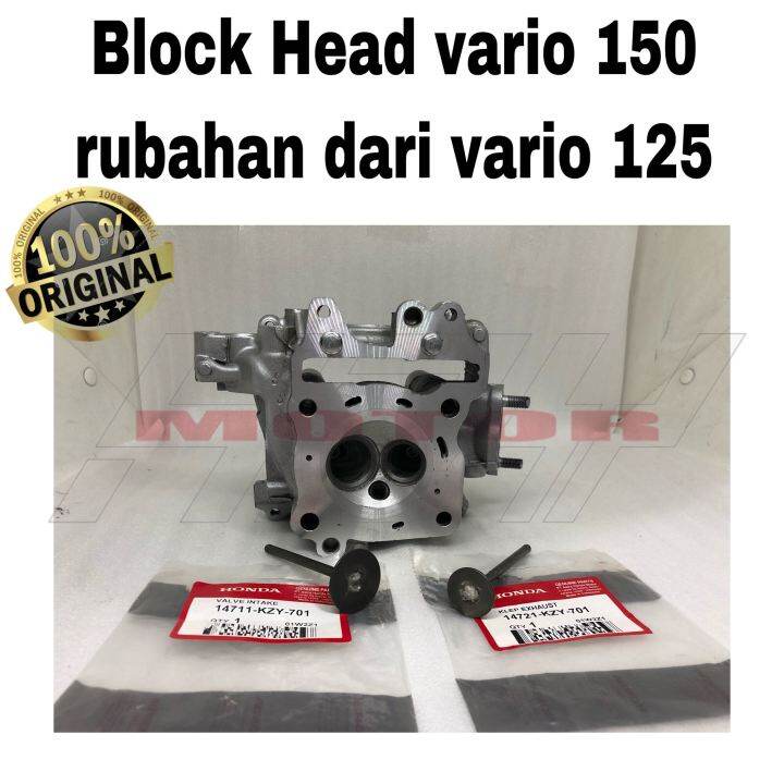 Block blok Head vario 150 rubahan dari vario 125 Original modifan ...