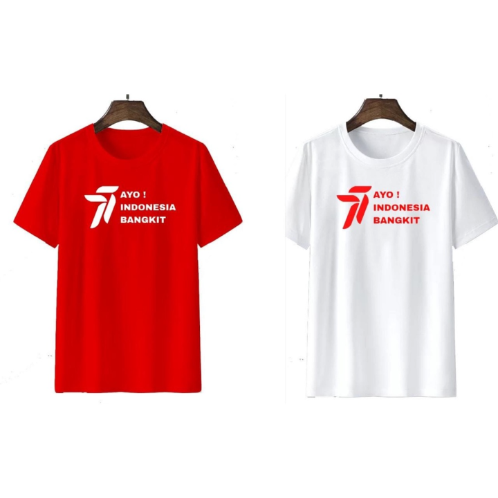 KAOS AGUSTUSAN AYO INDONESIA BANGKIT / KAOS HUT RI 77 /BAJU 17 AGUSTUS 1945 2022 | Lazada Indonesia
