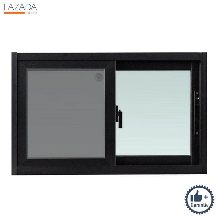 หน้าต่างอลูมิเนียมบานเลื่อน FRAMEX รุ่น 2 บาน + มุ้ง SS ขนาด 80 x 50 ...