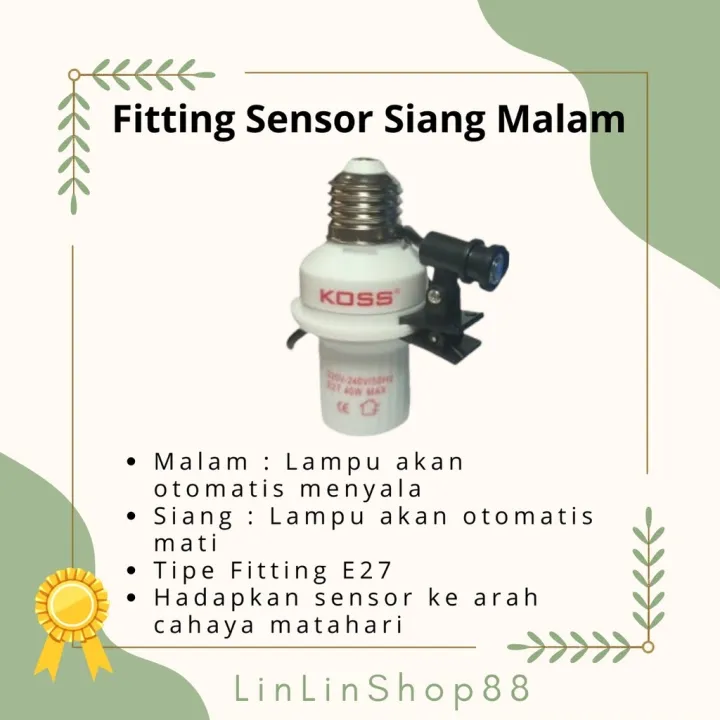 CAHAYA Automatic Light Sensor Lamp Fittings Day And Night | Lazada PH