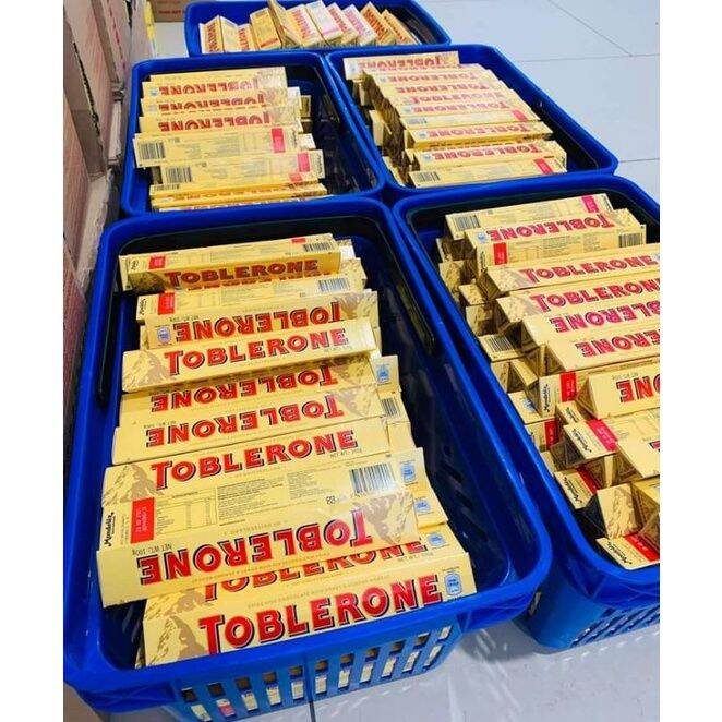 chocolate TOBLERONE SWITZERLAND 1 BOX WHOLE 20 PCS 100 GRAMS (1 BOX ...