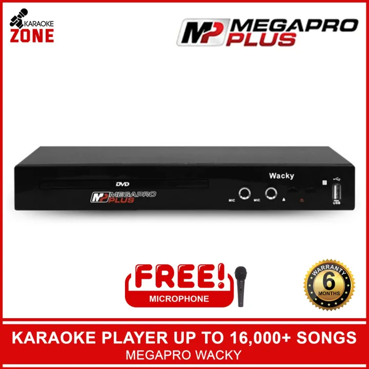 Megapro Plus Wacky Karaoke Player / 16,000+ Songs with Songbook and CD ...