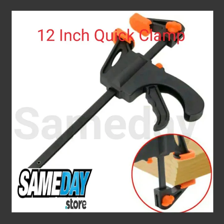Quick Release Clamp Woodworking F Clamp Klem kayu Body Besar 6 8 12 ...