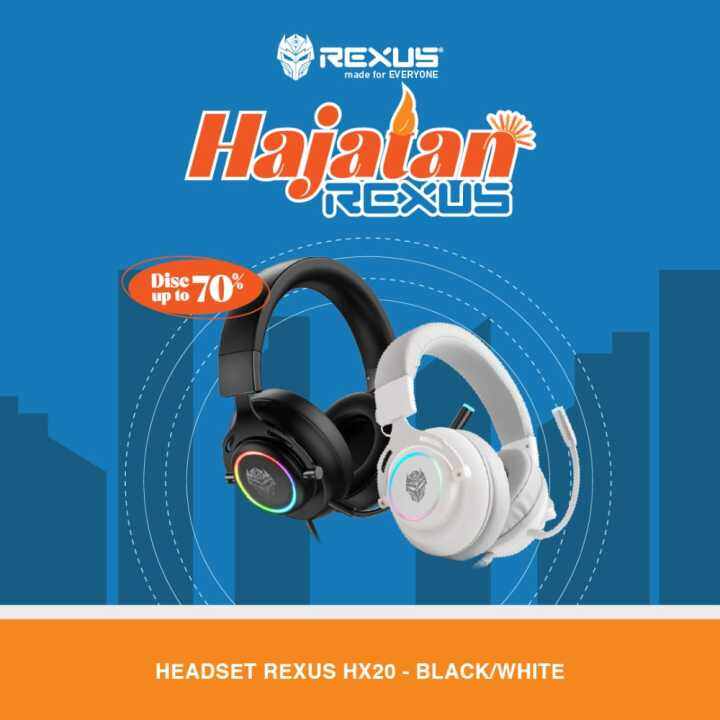 Headset Gaming RGB Rexus HX20 Thundervox Stream | Lazada Indonesia