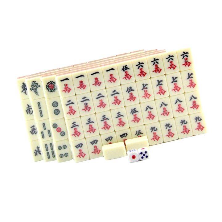 Mahjong Mah Jongg Mah Jongg Majiang Travel Board Tile Game Set | Lazada PH