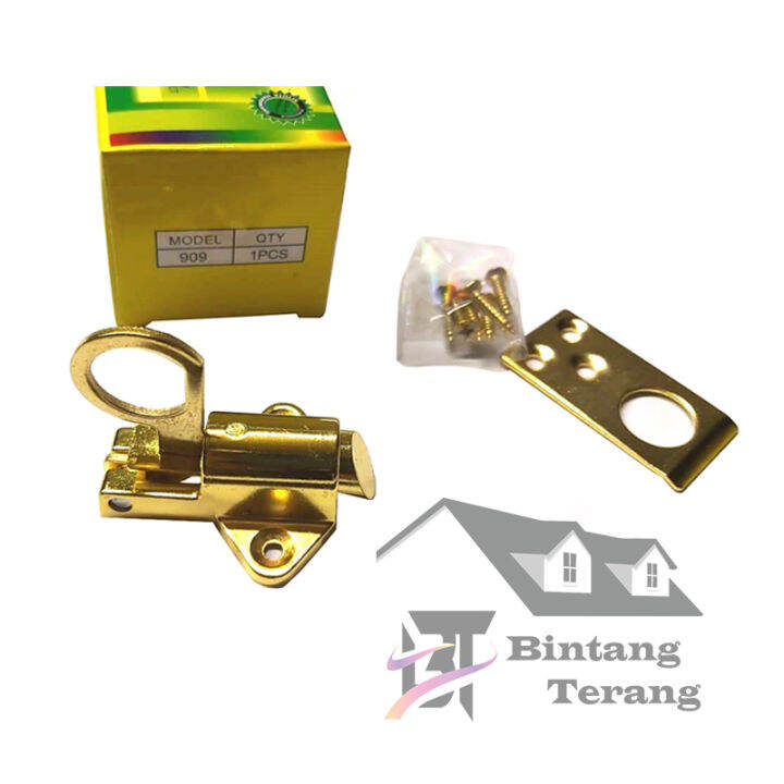 BTS - Grendel Kodok Babet Spring Knip Slot Jendela Gp Gold Anti Karat ...